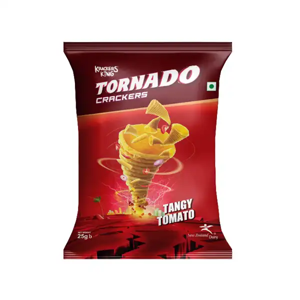 Krackers King Tornado Crackers Chips 25gm